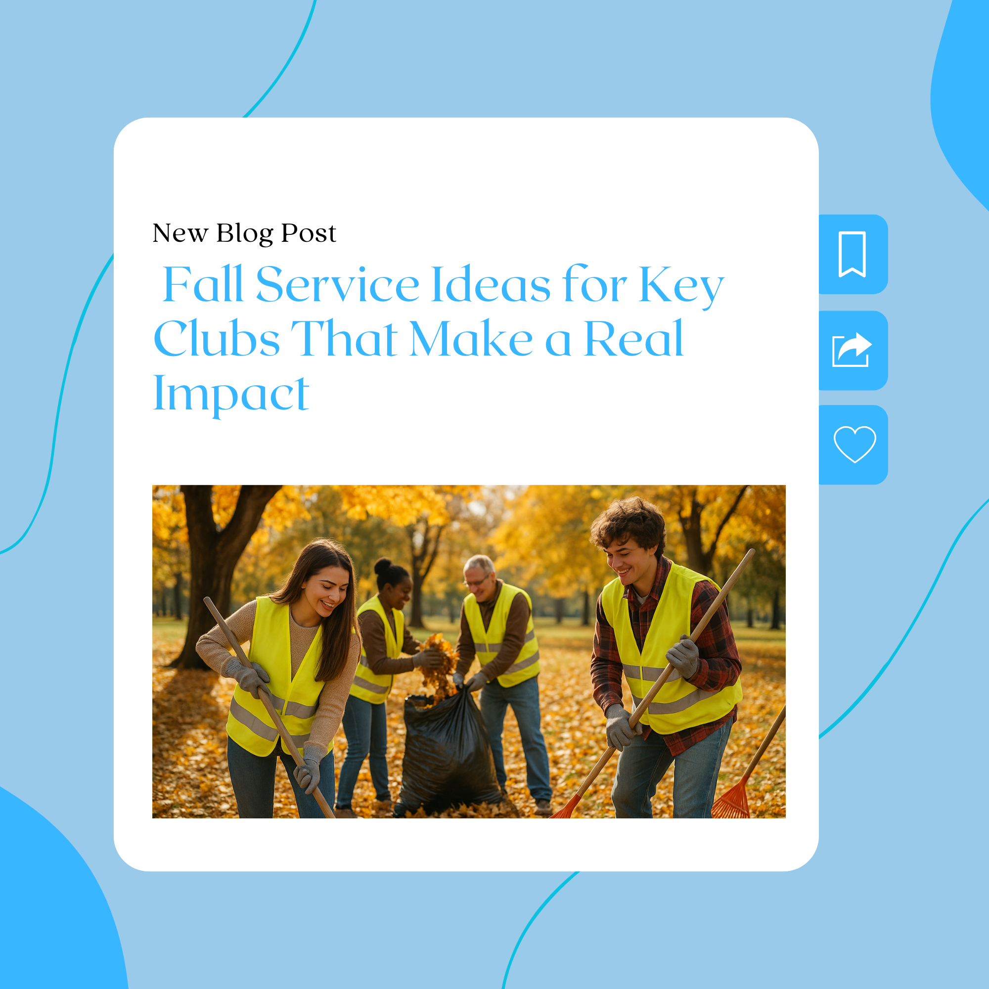 🍂 Fall Service Ideas for Key Clubs That Make a Real Impact - NJ Key Club