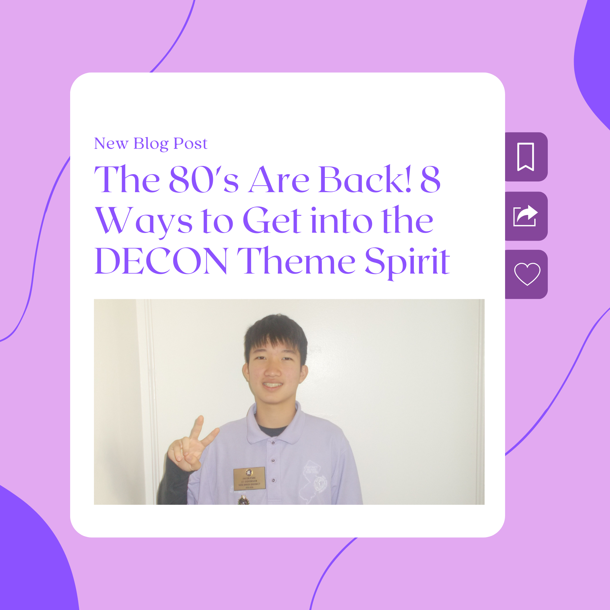 The 80's Are Back! 8 Ways to Get into the DECON Theme Spirit - NJ Key Club